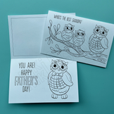 Printable Owl Grandpa Father's Day Card - Digital Download – Nikki August