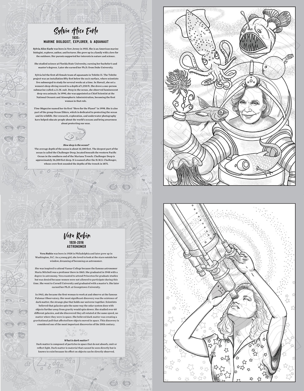 Women Scientists Coloring Book, STEM Fun & Screen-Free Learning for ...
